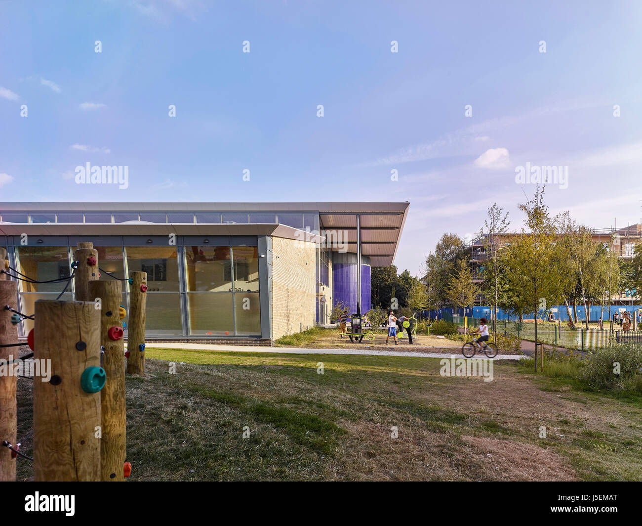 View from the park. Heston Leisure Centre, Hounslow, United Kingdom ...