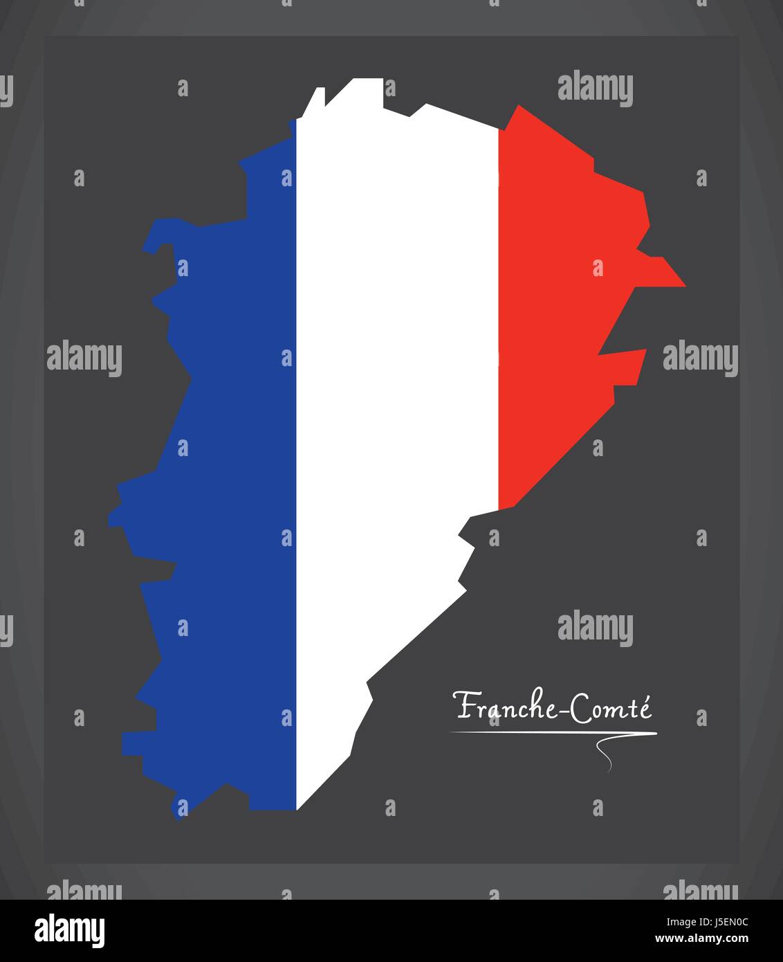 Franche comte map hi-res stock photography and images - Alamy