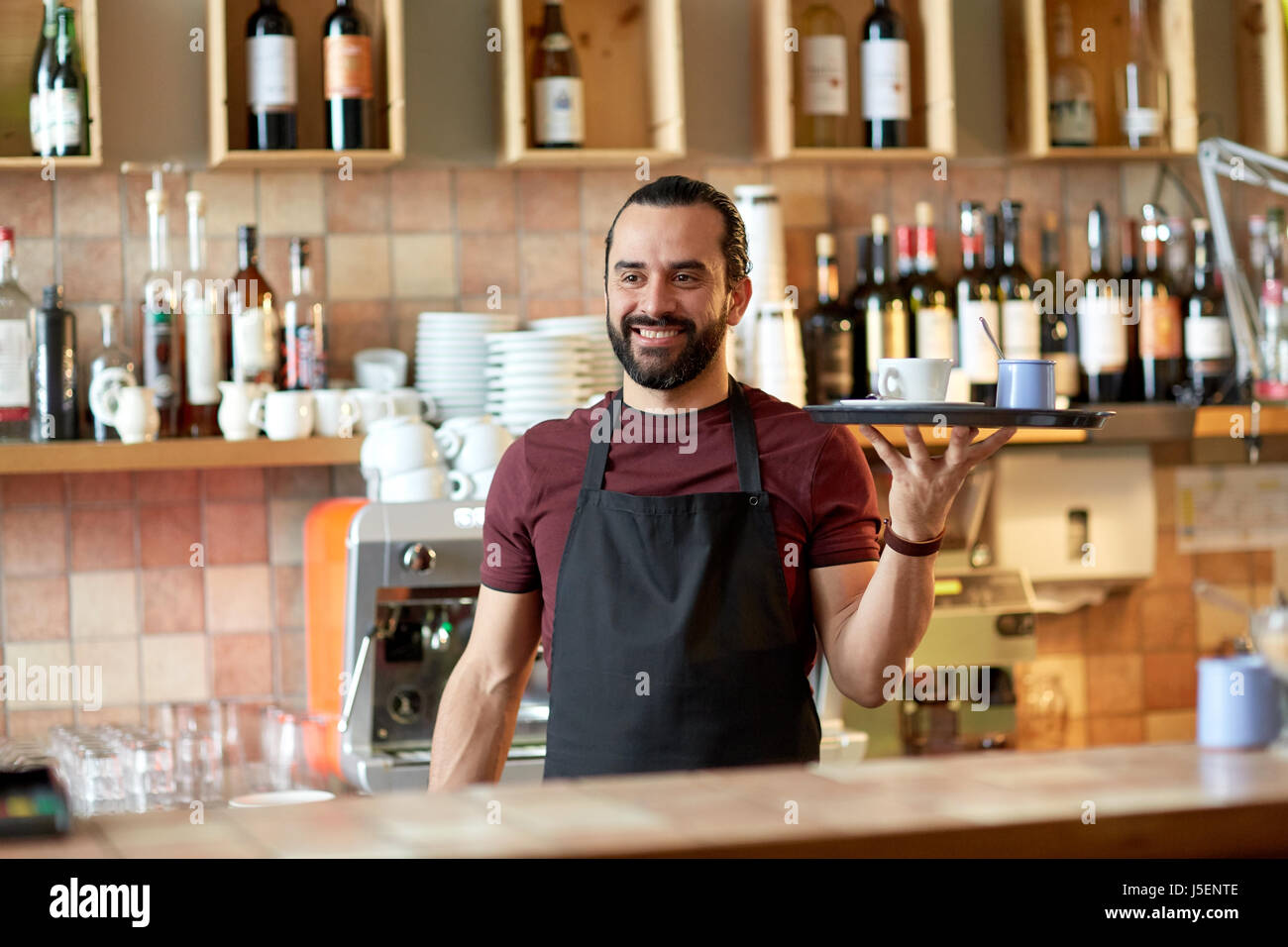 Barman barista working bar waiter hi-res stock photography and images ...
