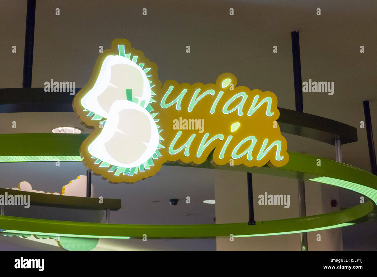 Durian durian shop, Malaysia Stock Photo - Alamy