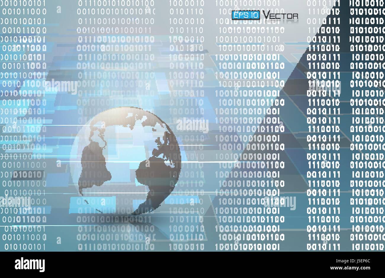 Digital code background, abstract vector illustration . Including ...