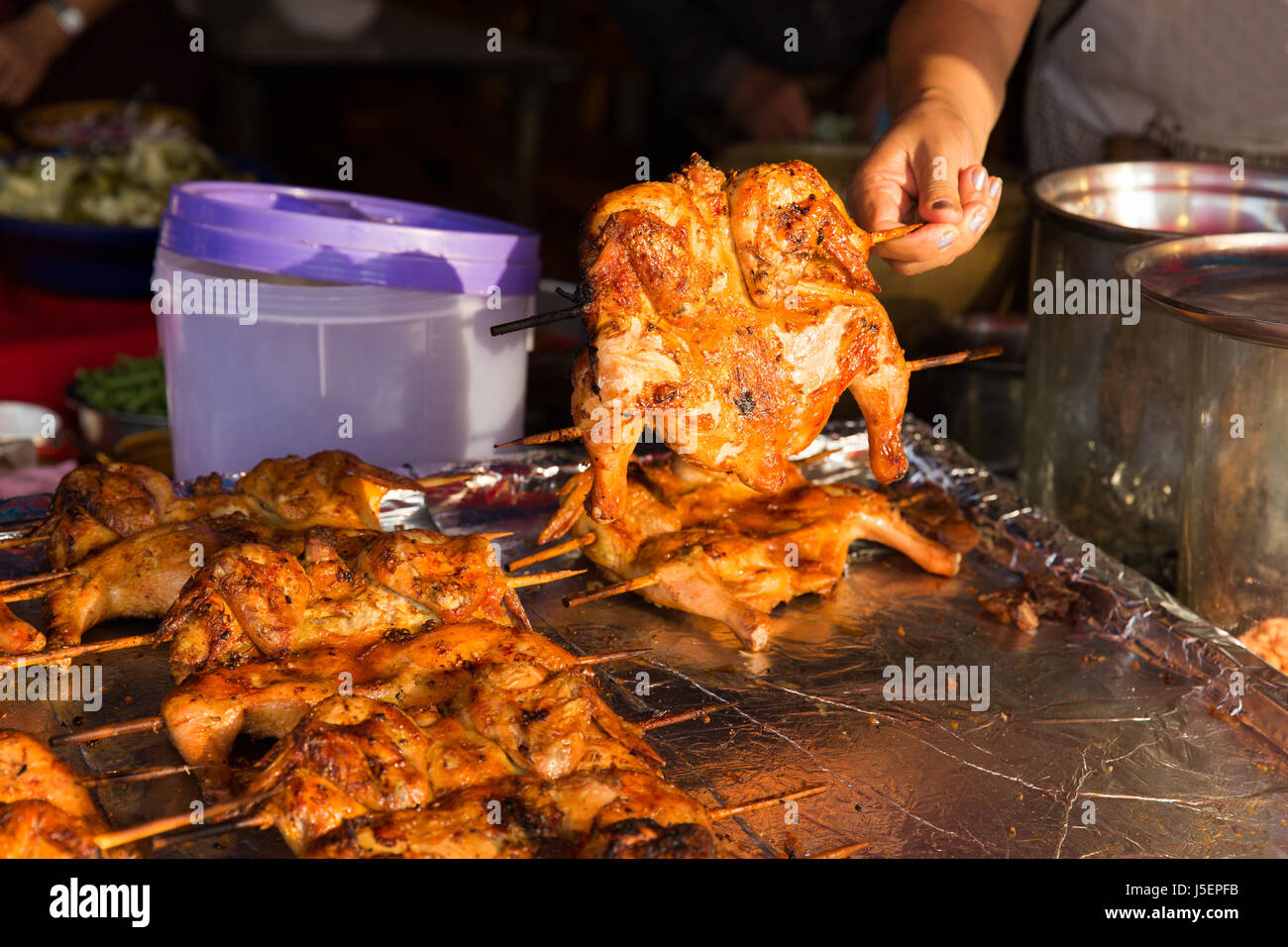 Human grill hi-res stock photography and images - Alamy