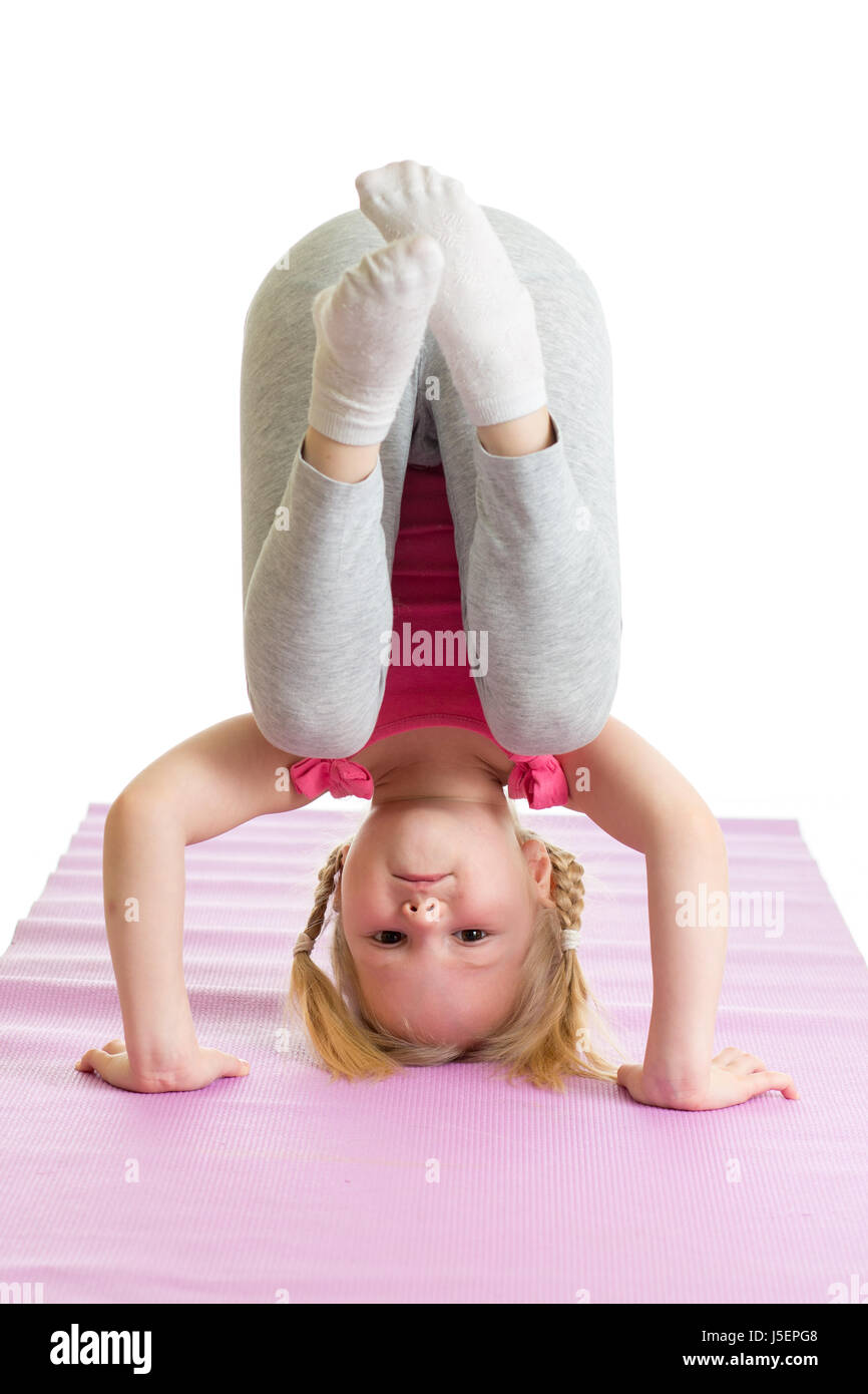 Headstand kid hi-res stock photography and images - Alamy