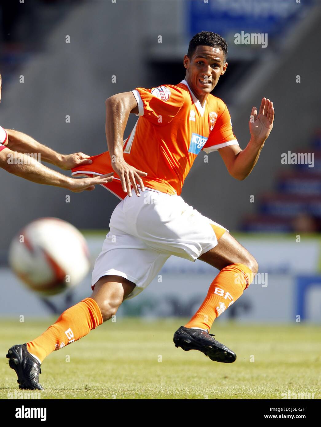TOM INCE BLACKPOOL FC KEEPMOAT STADIUM DONCASTER ENGLAND 03 August 2013 ...