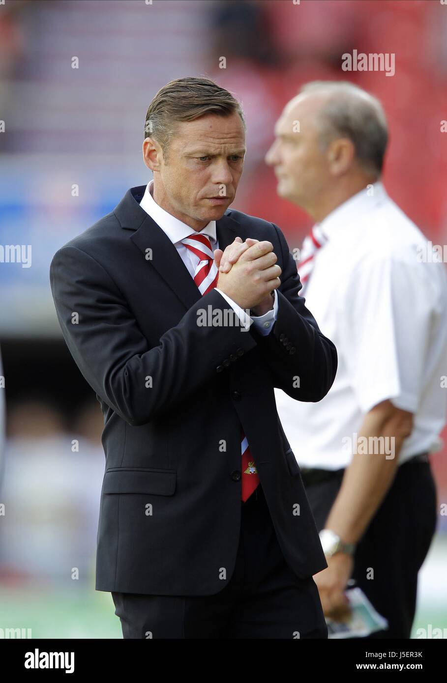 PAUL DICKOV DONCASTER ROVERS MANAGER KEEPMOAT STADIUM DONCASTER ENGLAND ...