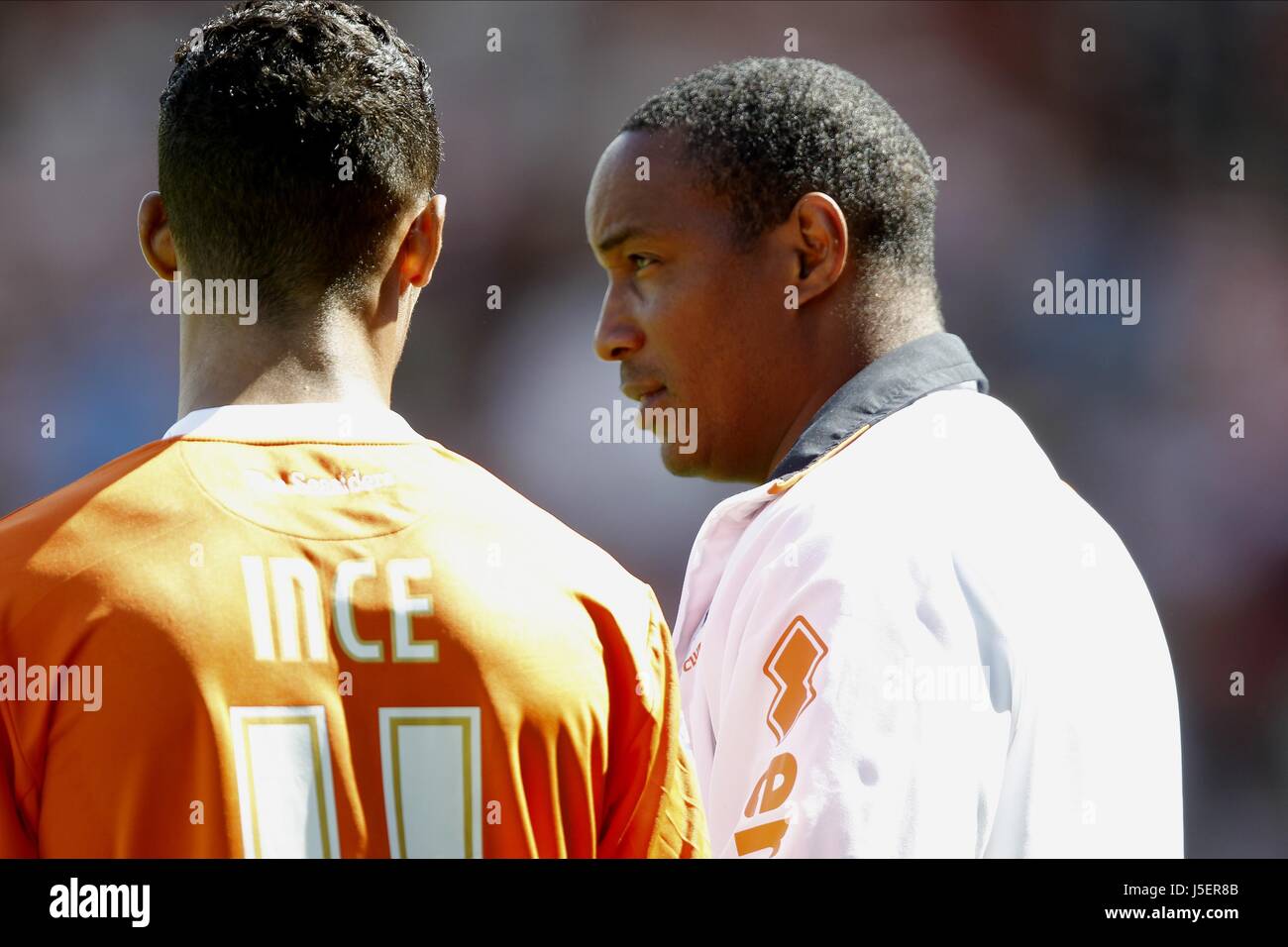 TOM INCE & PAUL INCE BLACKPOOL FC MANAGER & SON KEEPMOAT STADIUM ...