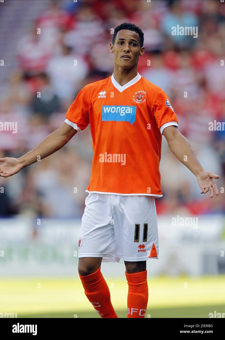 TOM INCE BLACKPOOL FC KEEPMOAT STADIUM DONCASTER ENGLAND 03 August 2013 ...