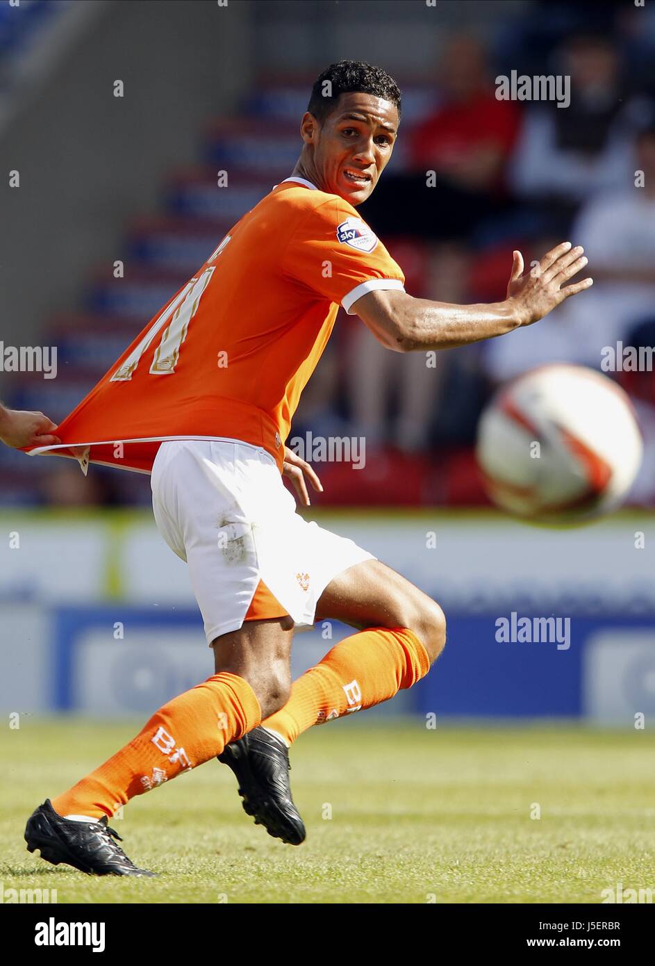 TOM INCE BLACKPOOL FC KEEPMOAT STADIUM DONCASTER ENGLAND 03 August 2013 ...