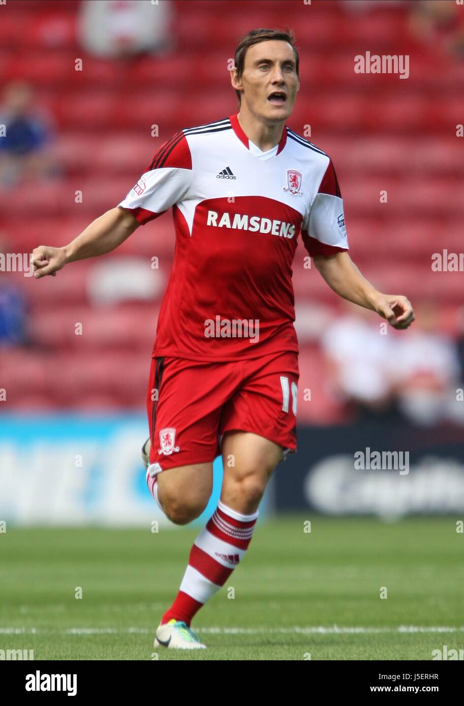 DEAN WHITEHEAD MIDDLESBROUGH FC MIDDLESBROUGH FC RIVERSIDE STADIUM ...