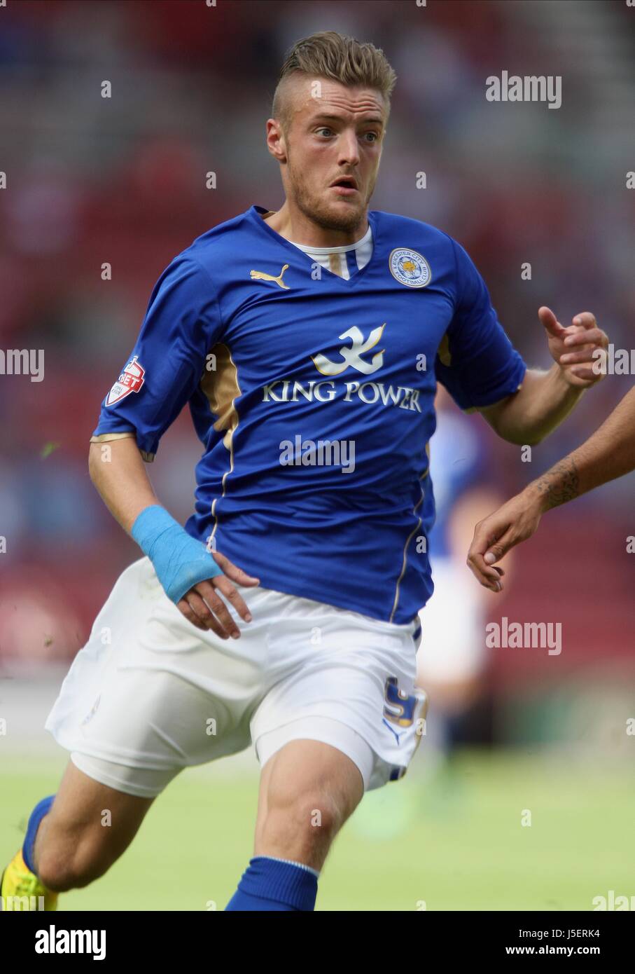 JAMIE VARDY LEICESTER CITY FC LEICESTER CITY FC RIVERSIDE STADIUM ...