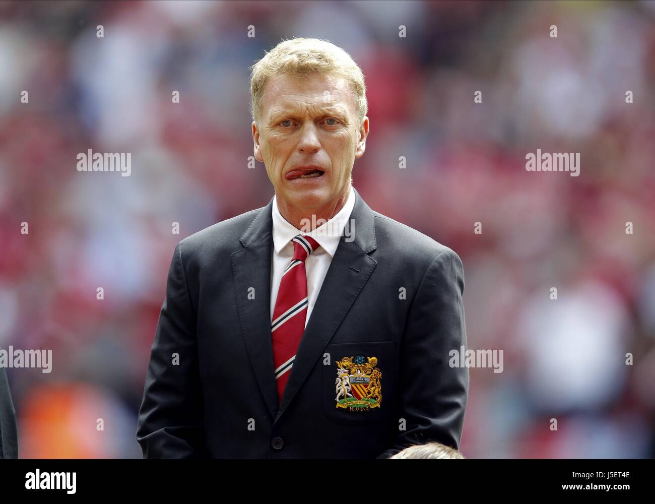 DAVID MOYES MANCHESTER UNITED MANAGER WEMBLEY STADIUM LONDON ENGLAND 11 ...