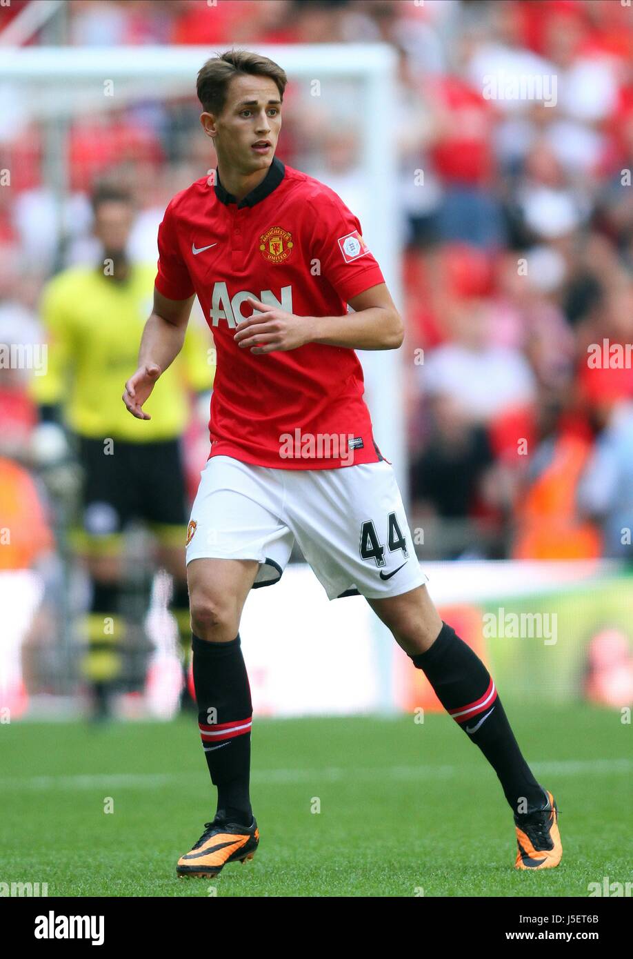 ADNAN JANUZAJ MANCHESTER UNITED WEMBLEY STADIUM LONDON UK 11 August ...