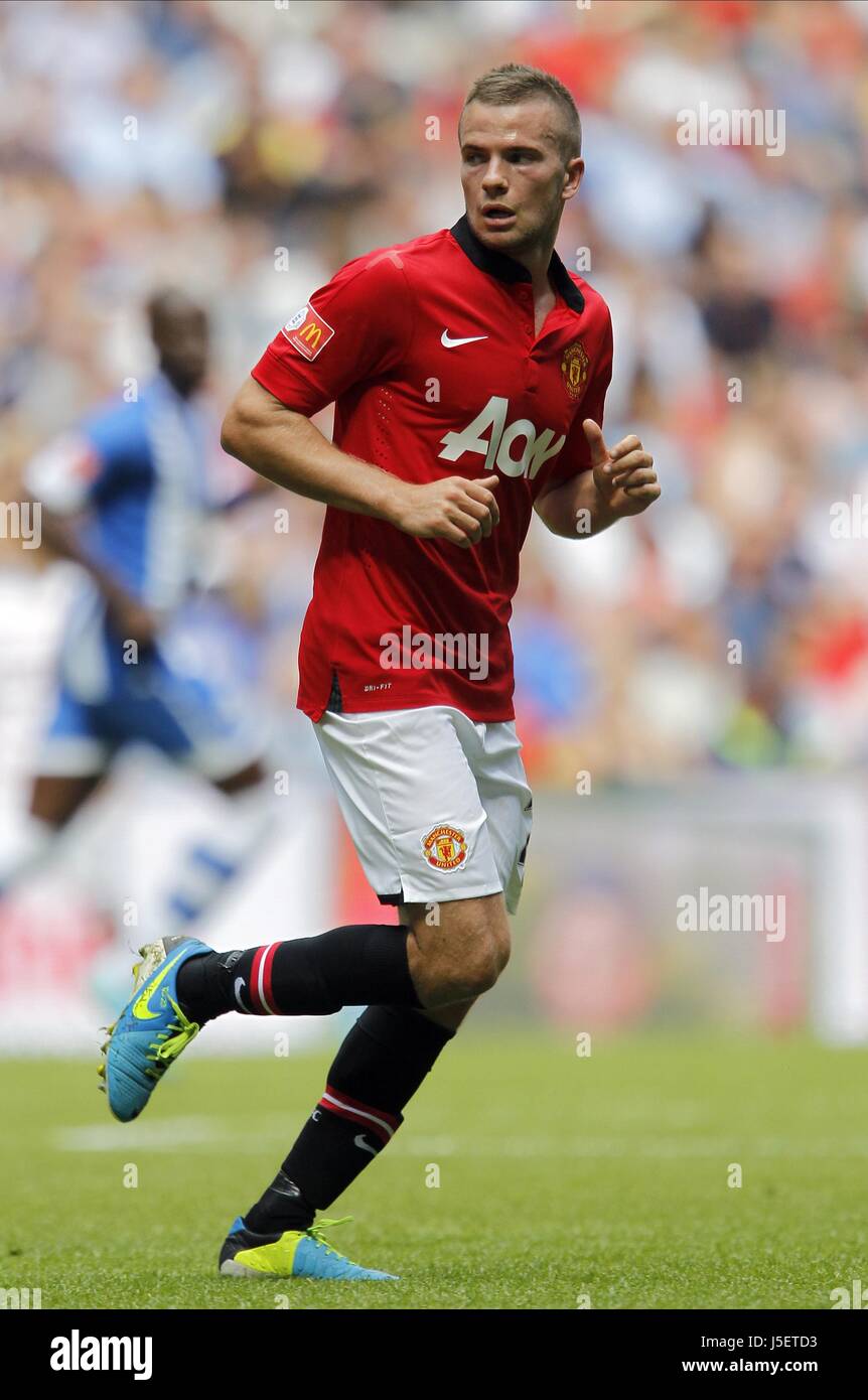 TOM CLEVERLEY MANCHESTER UNITED FC WEMBLEY STADIUM LONDON ENGLAND 11 ...