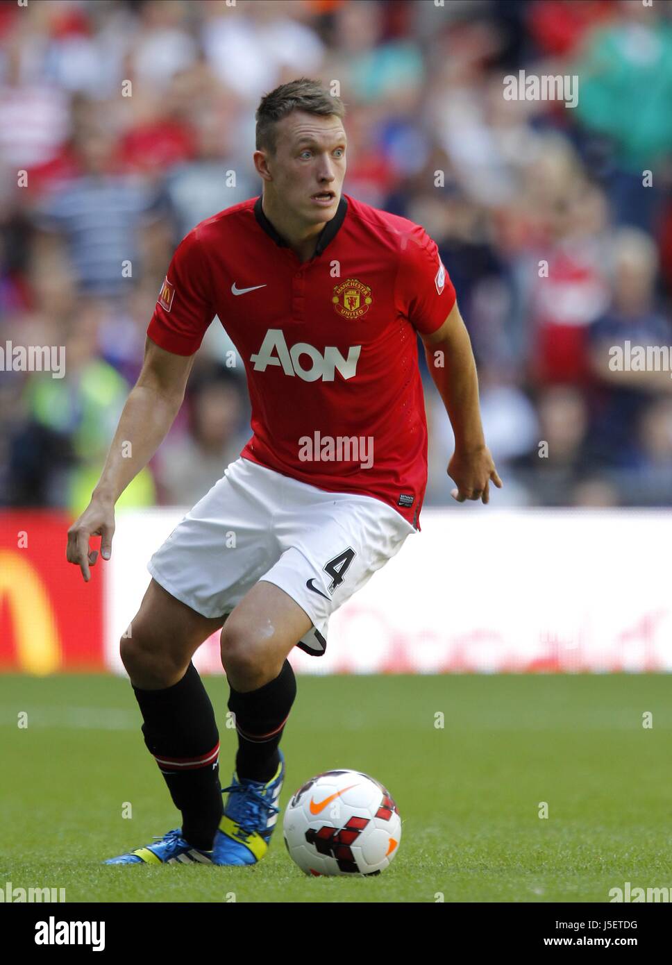 Phil jones manchester united 2013 hi-res stock photography and images ...