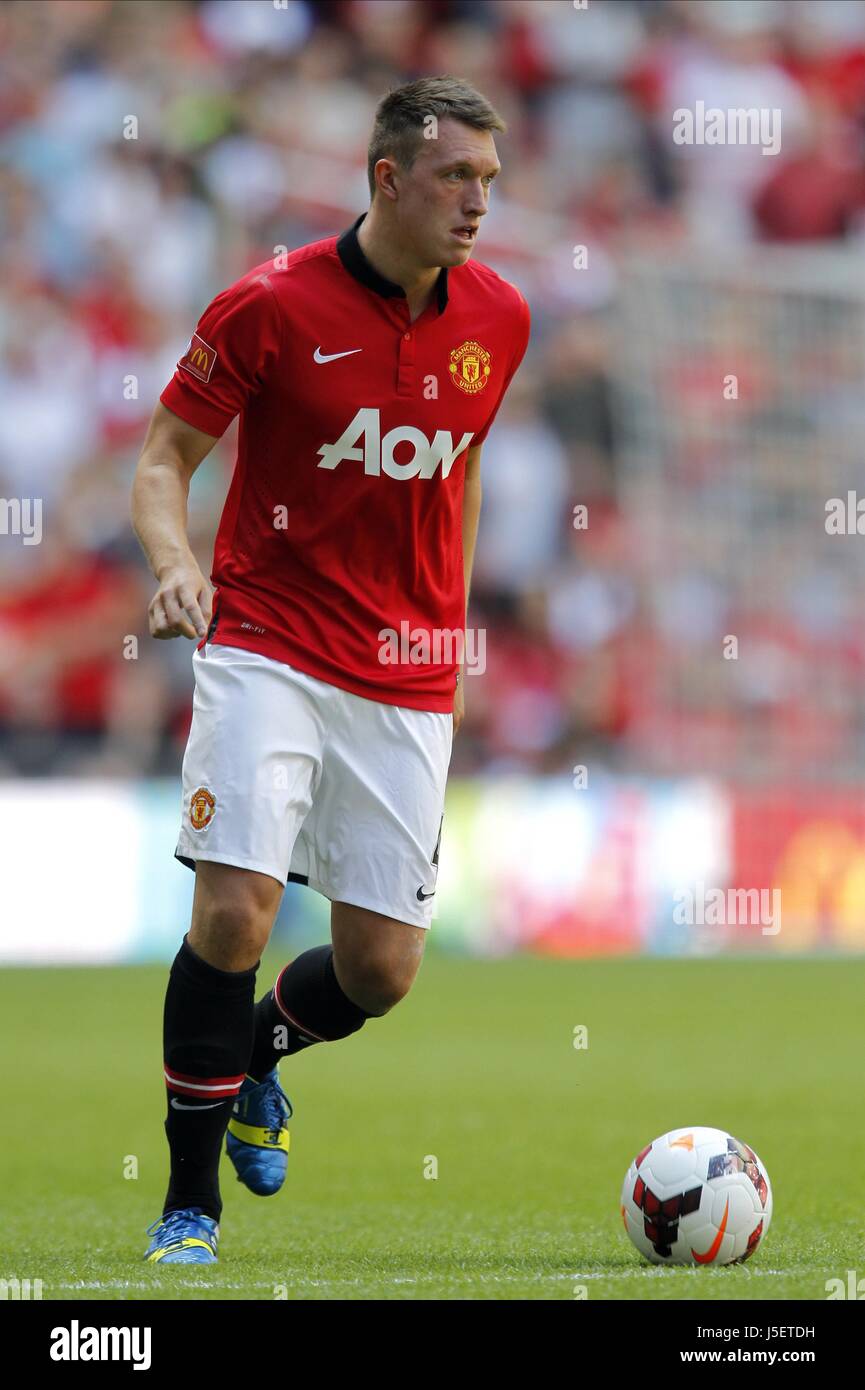 Phil jones manchester united 2013 hi-res stock photography and images ...