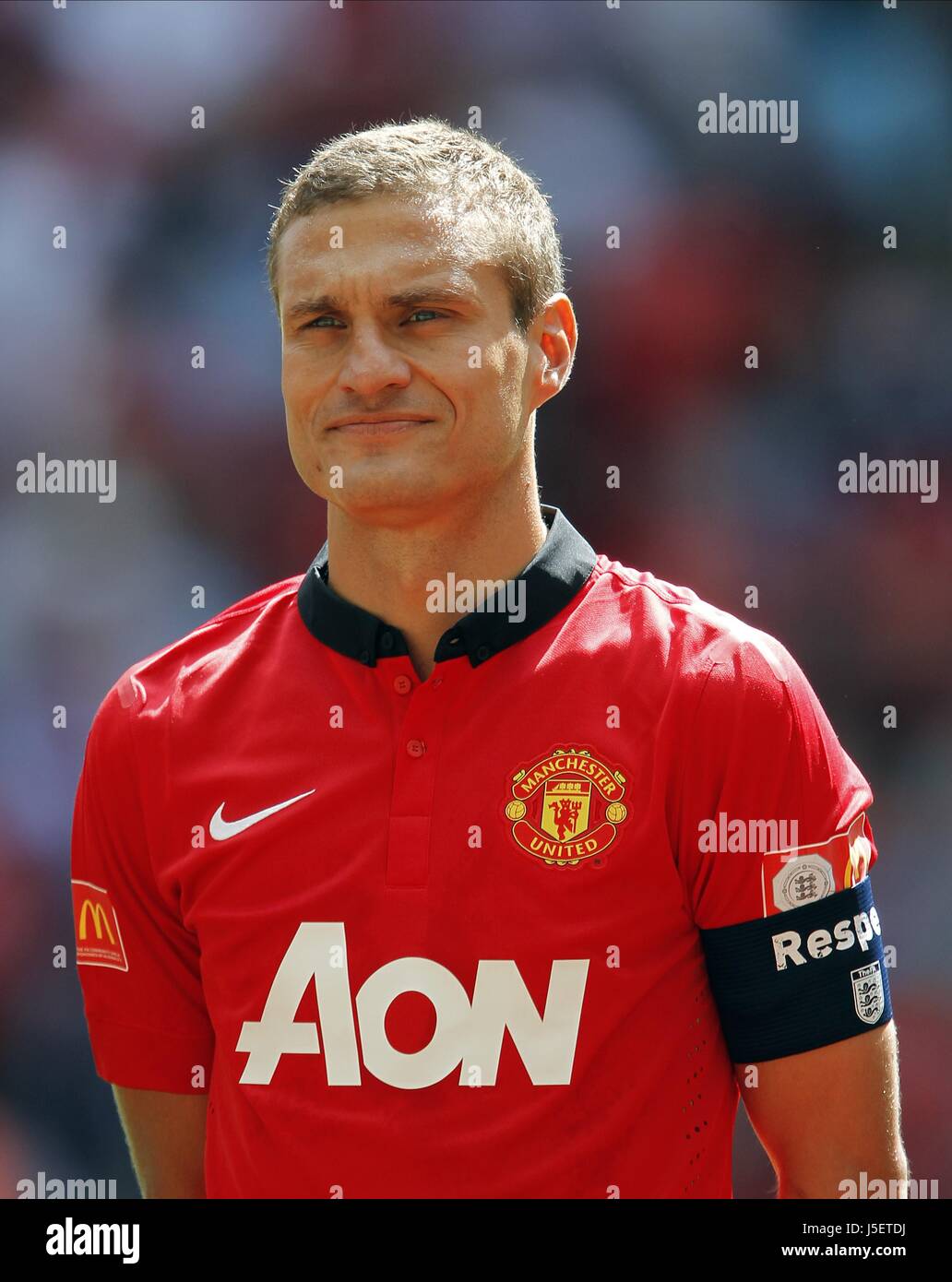 NEMANJA VIDIC MANCHESTER UNITED FC WEMBLEY STADIUM LONDON ENGLAND 11 ...