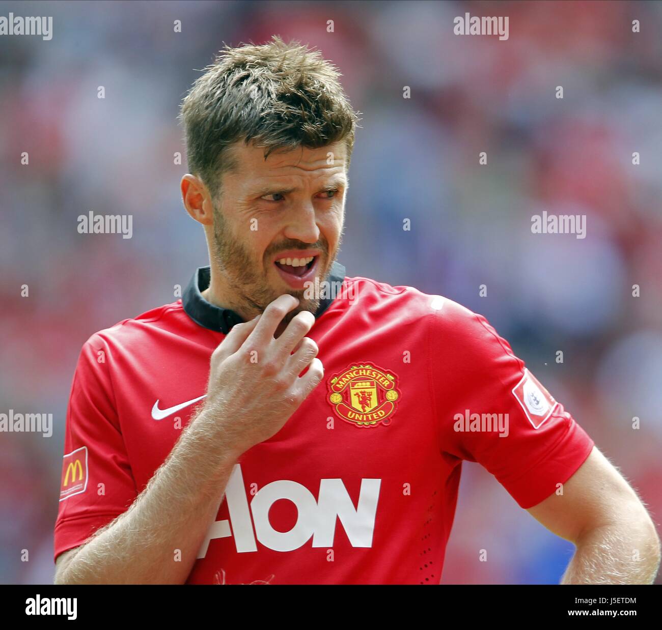 MICHAEL CARRICK MANCHESTER UNITED FC WEMBLEY STADIUM LONDON ENGLAND 11 ...