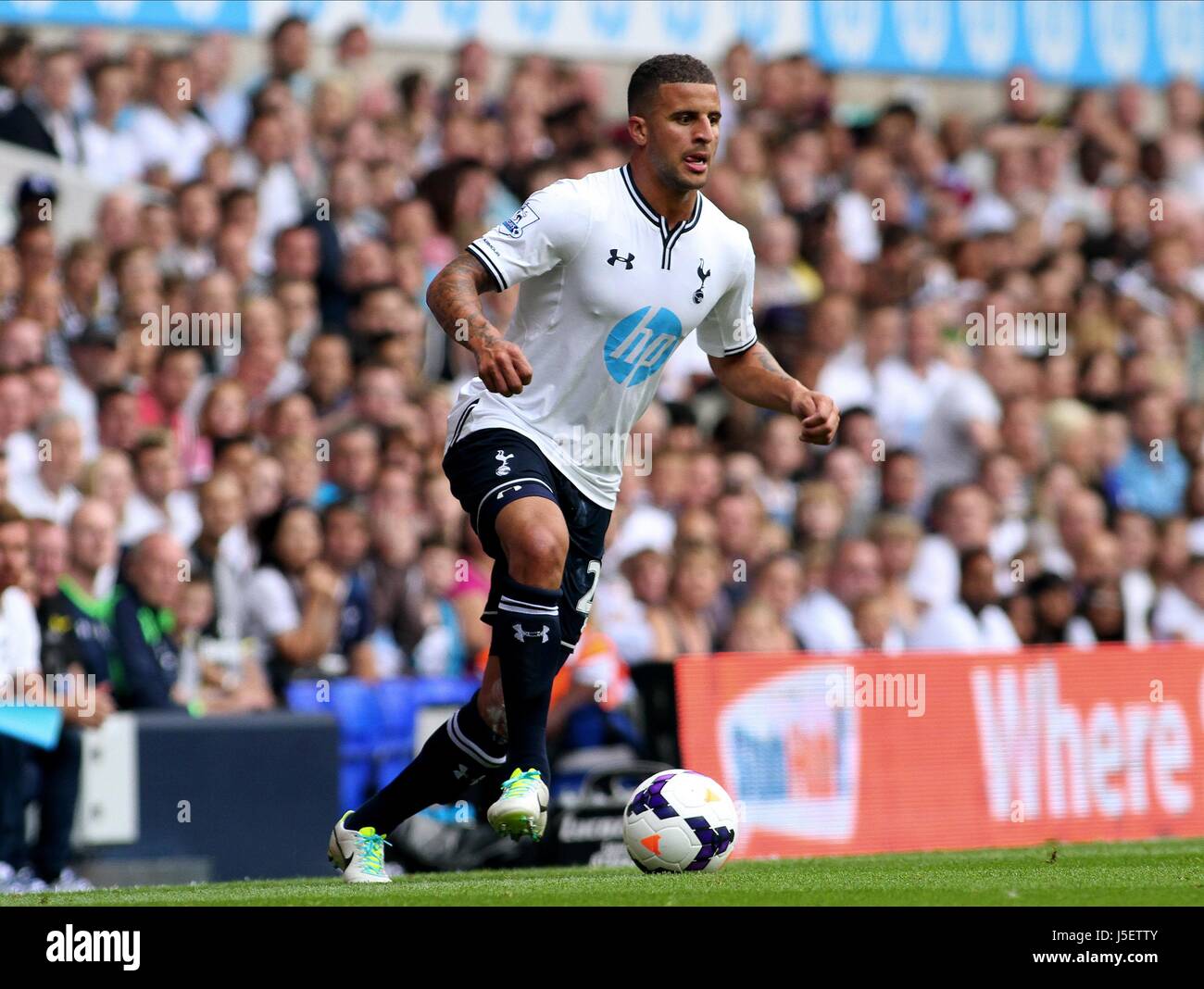 KYLE WALKER TOTTENHAM HOTSPUR LONDON UK 10 August 2013 Stock Photo - Alamy