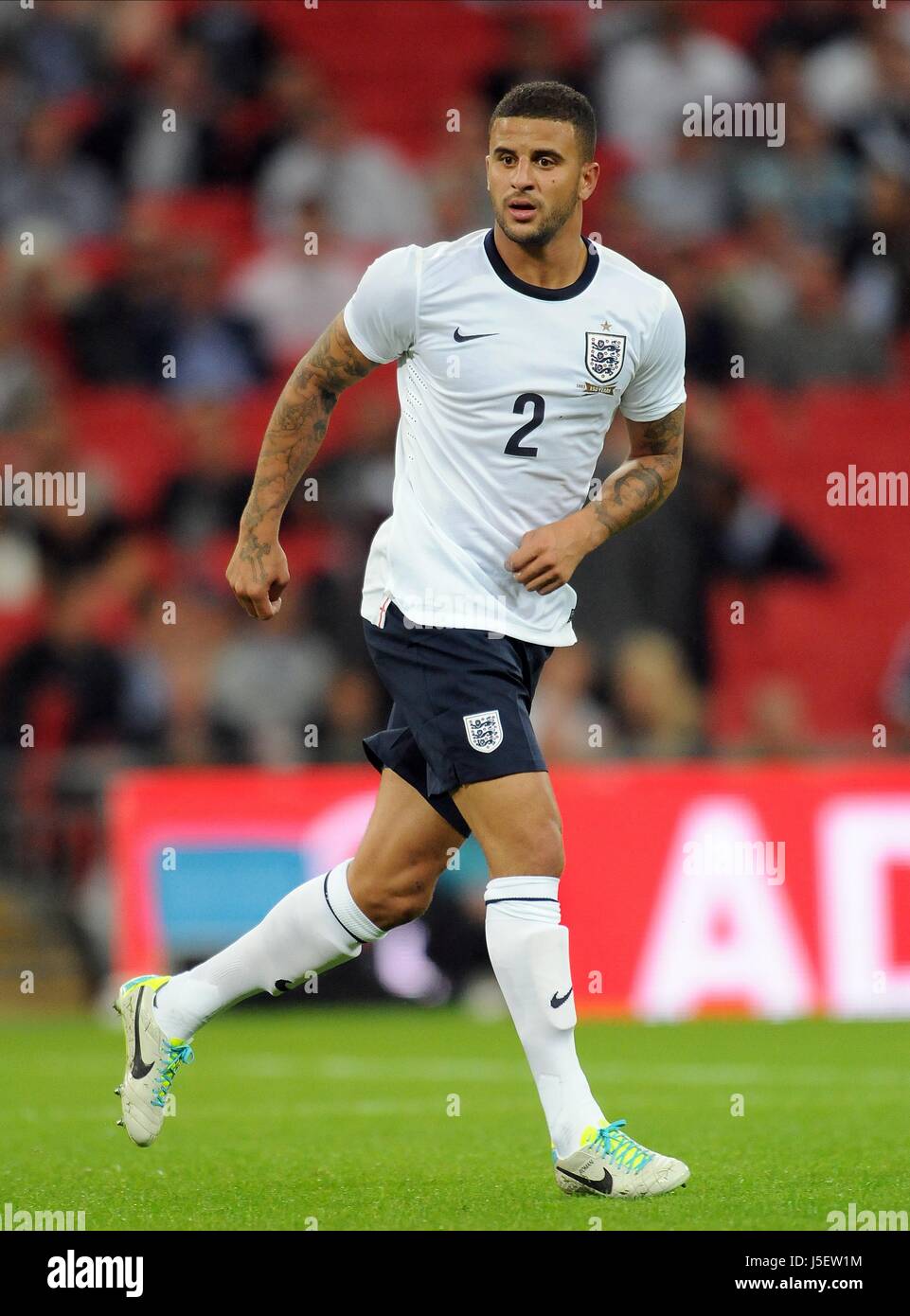 KYLE WALKER SCOTLAND WEMBLEY LONDON ENGLAND 14 August 2013 Stock Photo ...