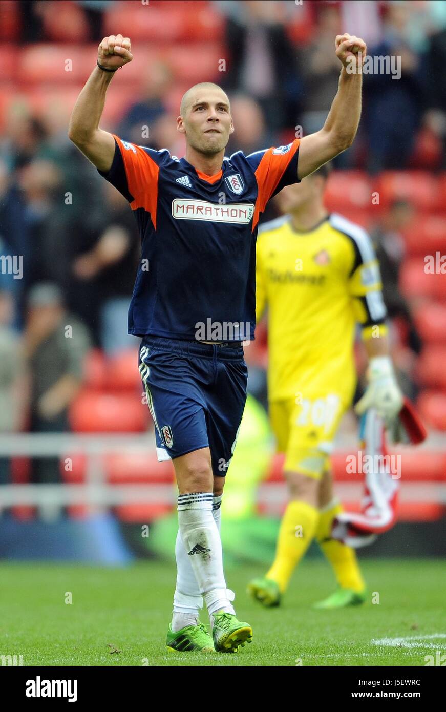 PAJTIM KASAMI FULHAM FC FULHAM FC STADIUM OF LIGHT SUNDERLAND ENGLAND ...