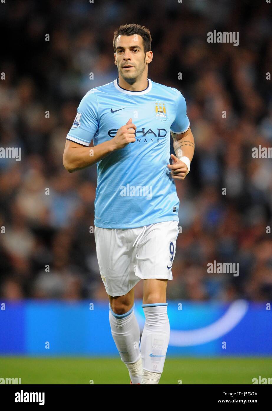 ALVARO NEGREDO MANCHESTER CITY FC CITY OF MANCHESTER STADIUM MANCHESTER ...