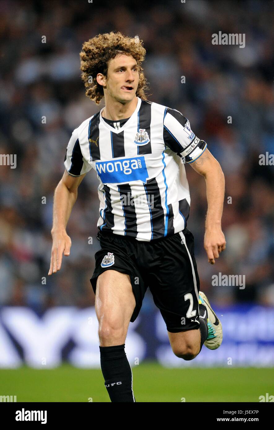 FABRIZIO COLOCCINI NEWCASTLE UNITED FC CITY OF MANCHESTER STADIUM ...