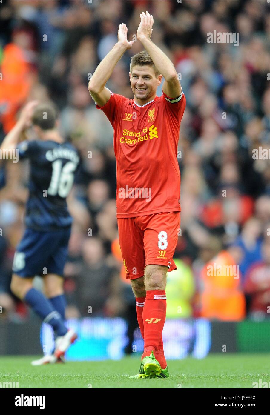 STEVEN GERRARD LIVERPOOL FC LIVERPOOL FC ANFIELD LIVERPOOL ENGLAND 01 ...