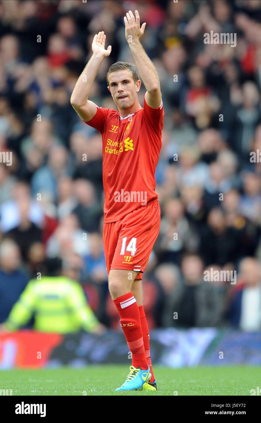 JORDAN HENDERSON LIVERPOOL FC LIVERPOOL FC ANFIELD LIVERPOOL ENGLAND 01 ...