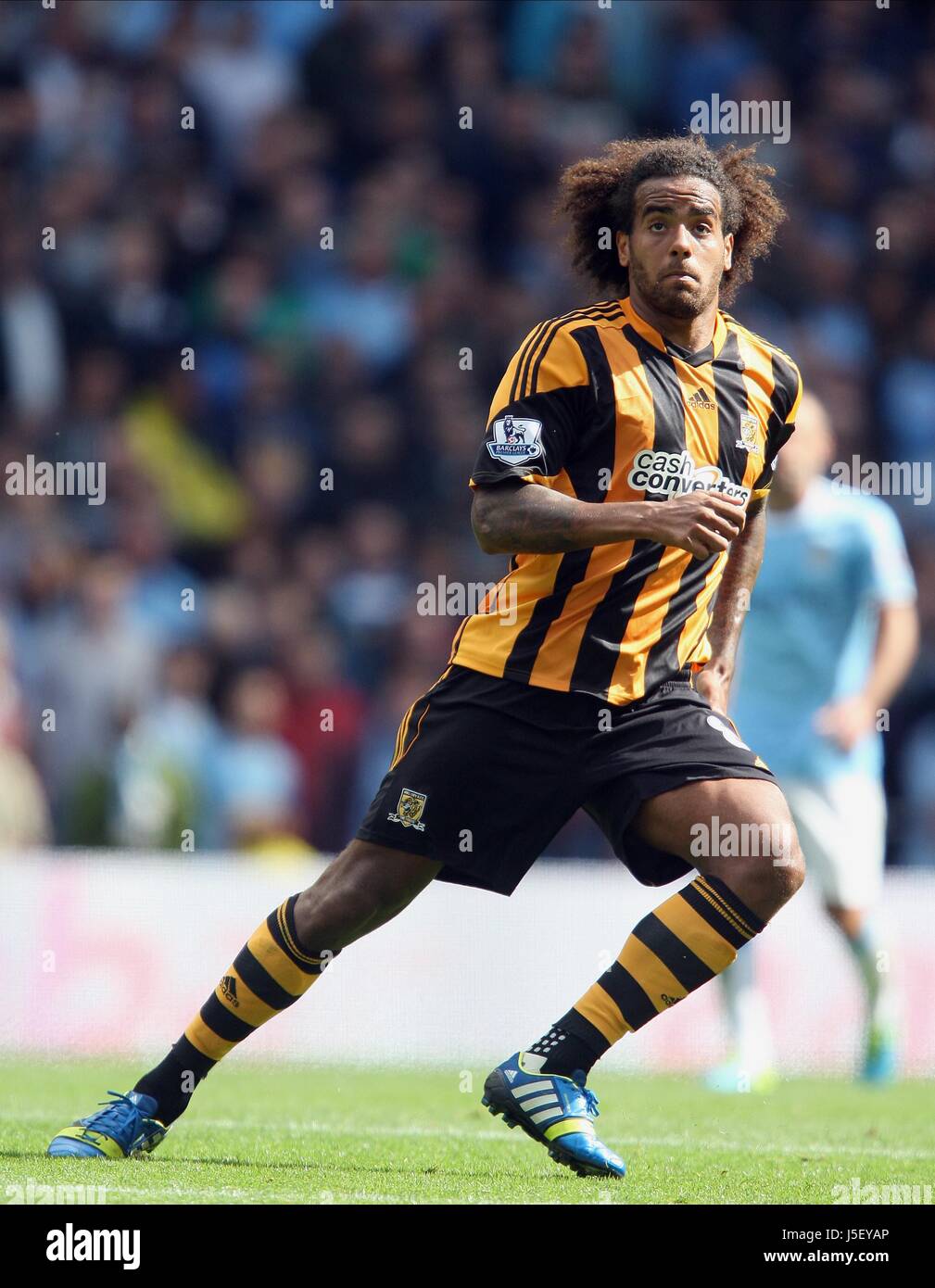 TOM HUDDLESTONE HULL CITY FC HULL CITY FC ETIHAD STADIUM MANCHESTER ...