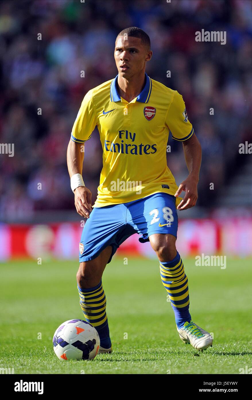 KIERAN GIBBS ARSENAL FC ARSENAL FC STADIUM OF LIGHT SUNDERLAND ENGLAND ...