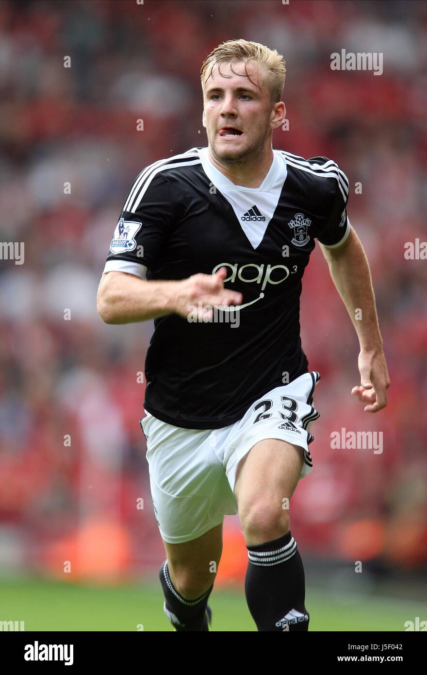 LUKE SHAW SOUTHAMPTON FC ANFIELD LIVERPOOL ENGLAND 21 September 2013 ...