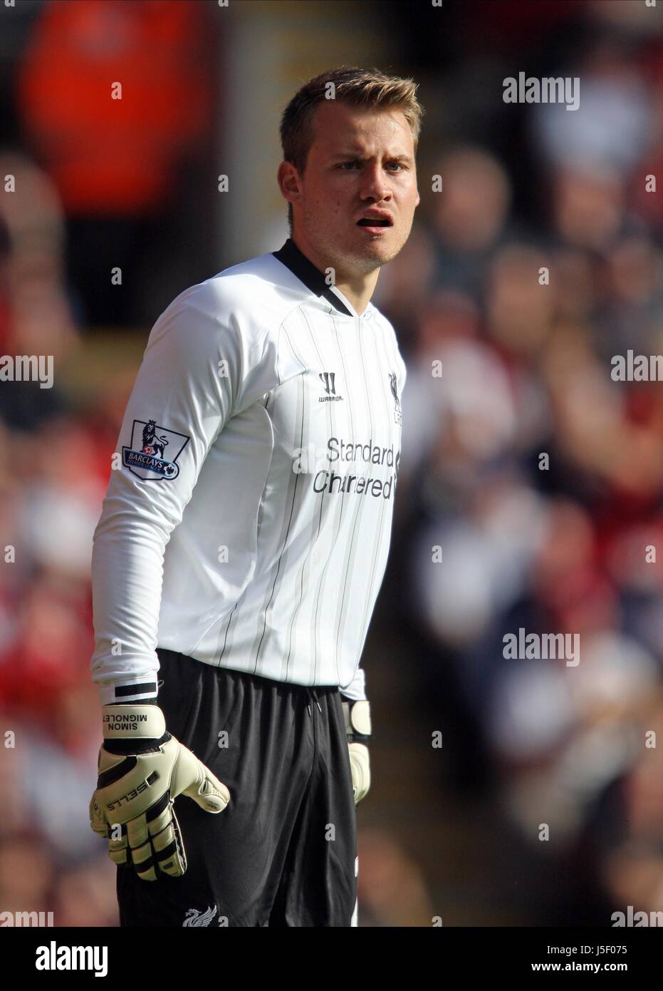 SIMON MIGNOLET LIVERPOOL FC LIVERPOOL FC ANFIELD LIVERPOOL ENGLAND 21 ...