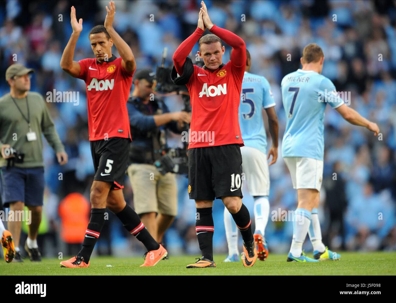 RIO FERDINAND , WAYNE ROONEY, MANCHESTER CITY V MANCHESTER UNITED ...