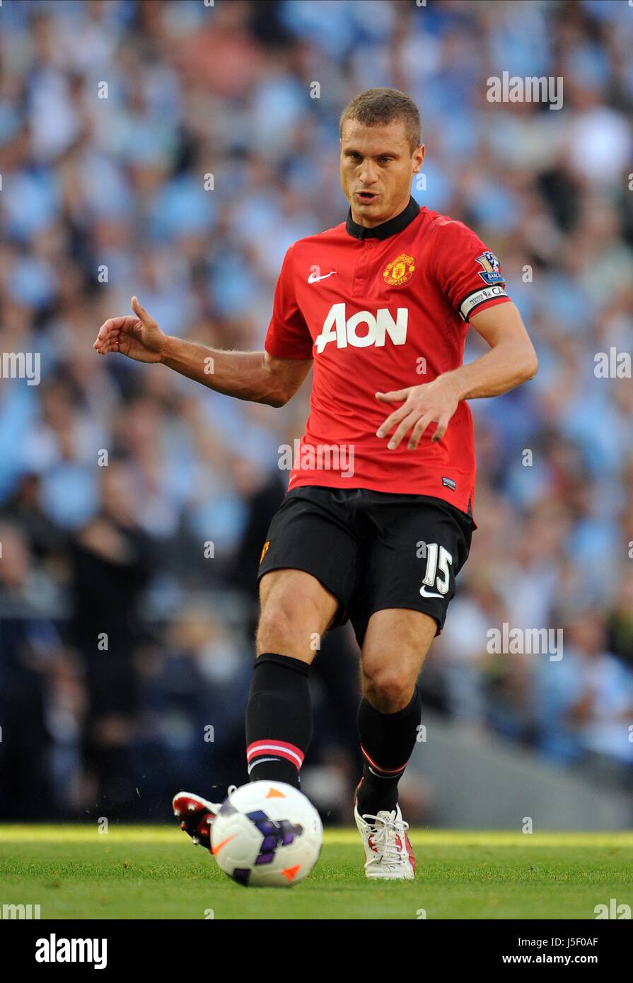 NEMANJA VIDIC MANCHESTER UNITED FC MANCHESTER UNITED FC ETIHAD STADIUM ...