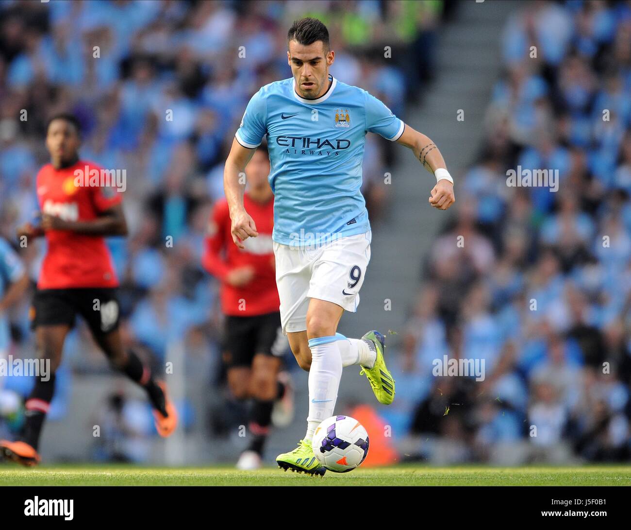 ALVARO NEGREDO MANCHESTER CITY FC MANCHESTER CITY FC ETIHAD STADIUM ...