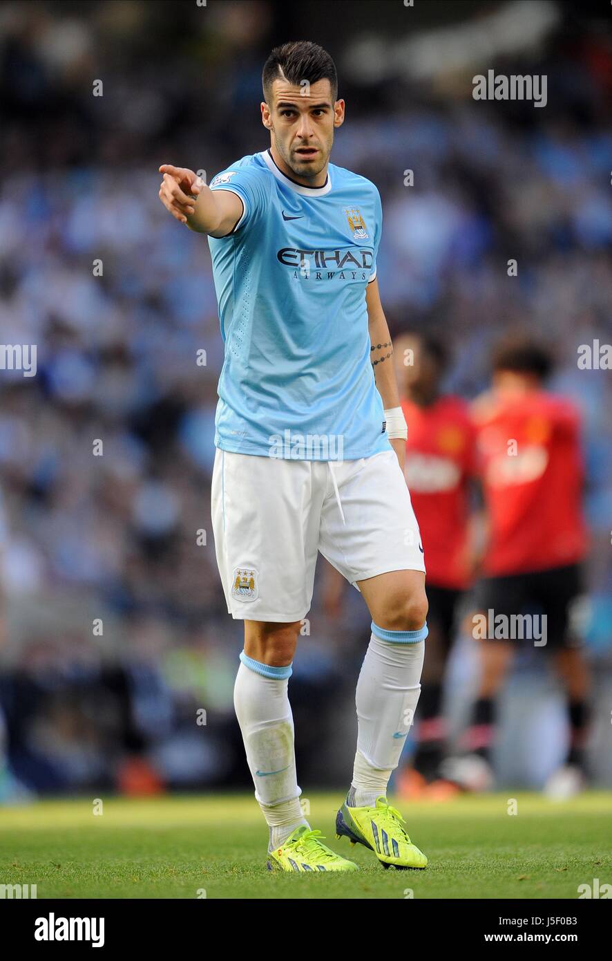 ALVARO NEGREDO MANCHESTER CITY FC MANCHESTER CITY FC ETIHAD STADIUM ...