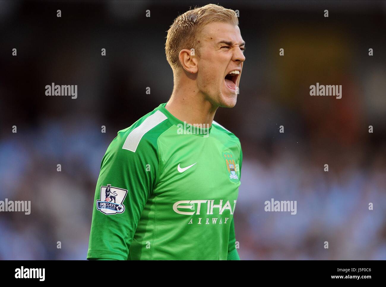 JOE HART MANCHESTER CITY FC MANCHESTER CITY FC ETIHAD STADIUM ...