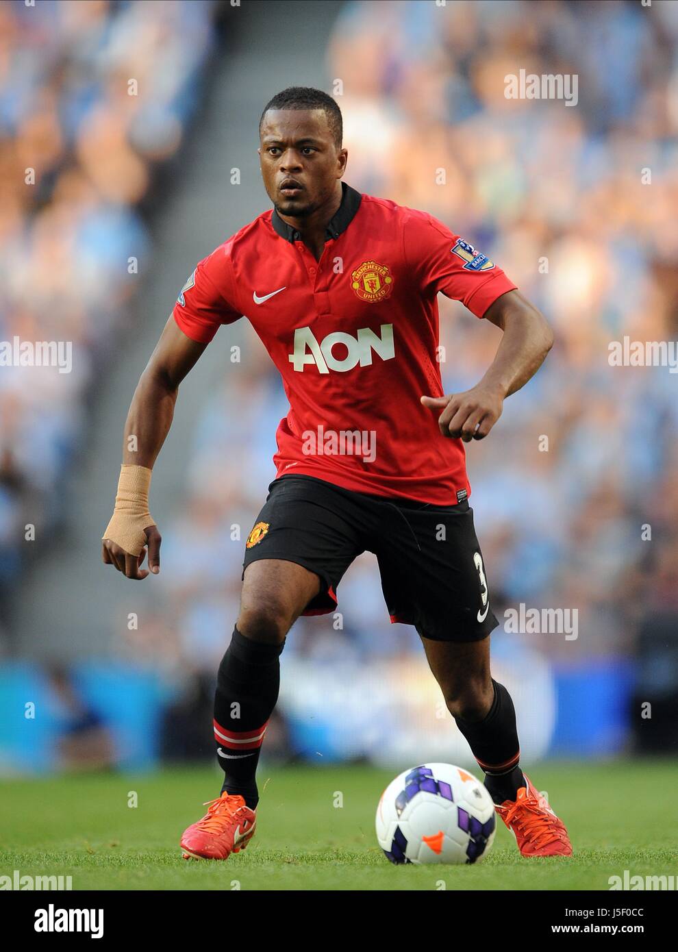 PATRICE EVRA MANCHESTER UNITED FC MANCHESTER UNITED FC ETIHAD STADIUM ...