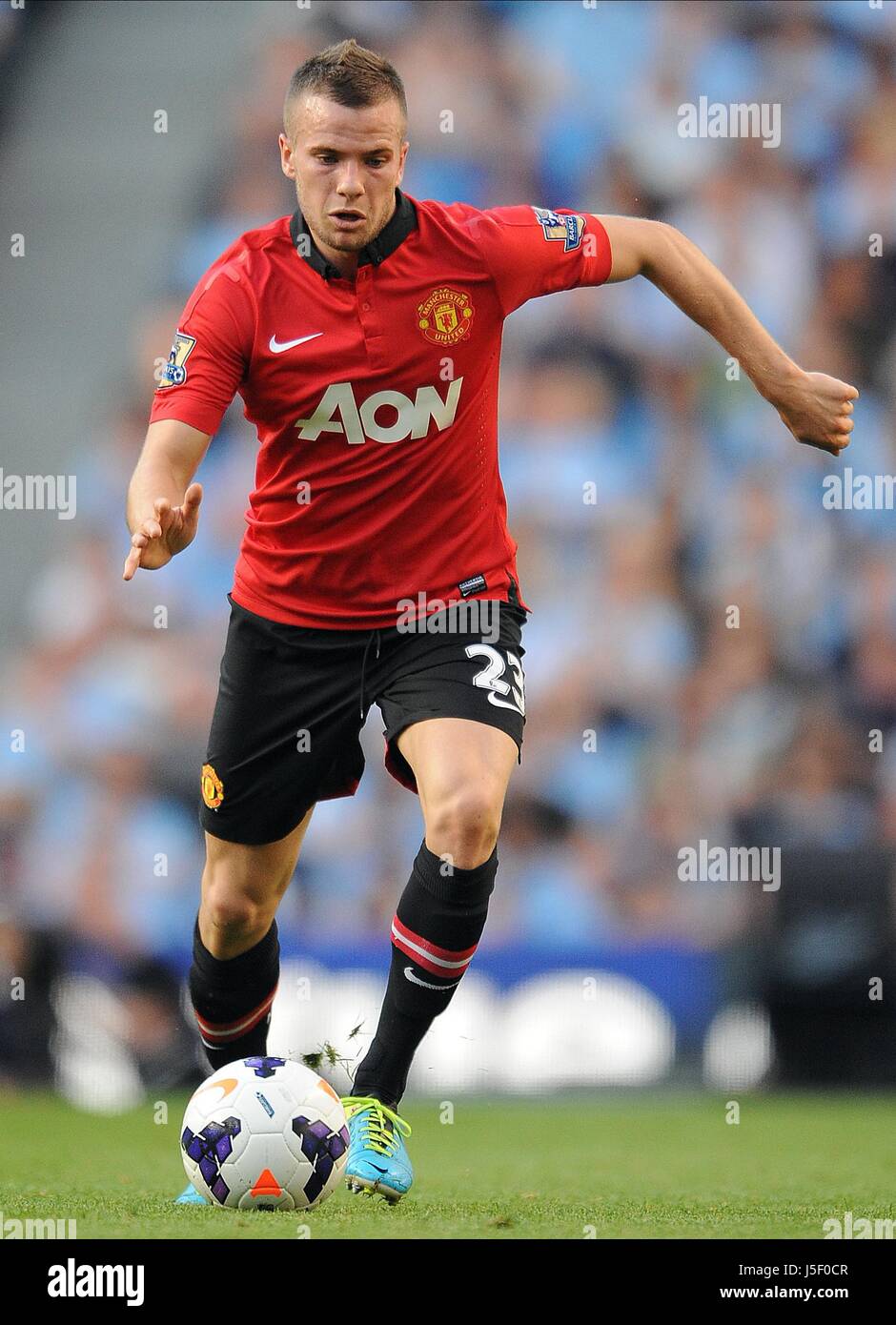 TOM CLEVERLEY MANCHESTER UNITED FC MANCHESTER UNITED FC ETIHAD STADIUM ...