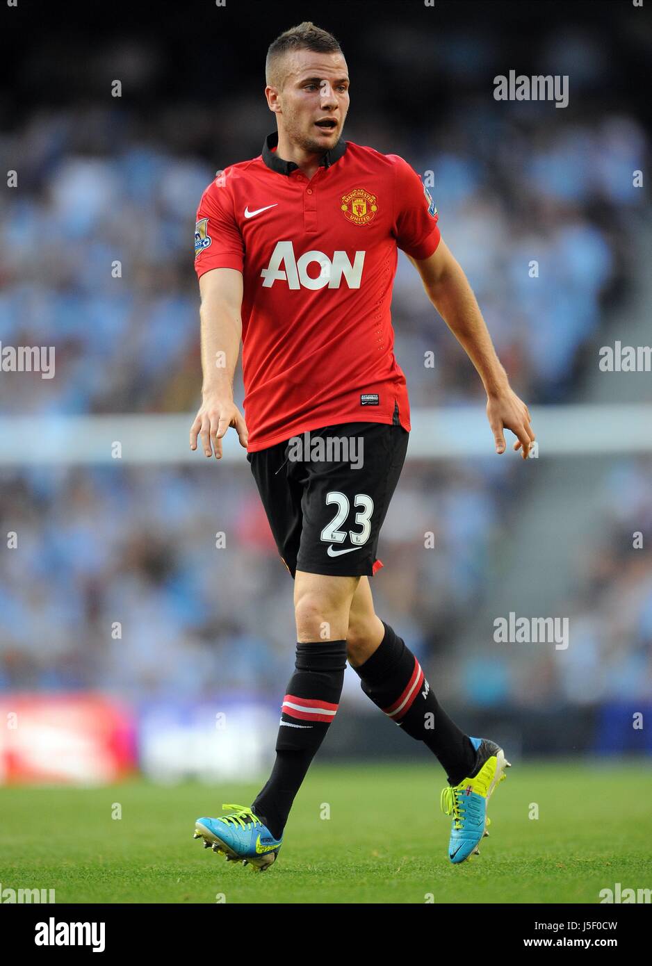 TOM CLEVERLEY MANCHESTER UNITED FC MANCHESTER UNITED FC ETIHAD STADIUM ...