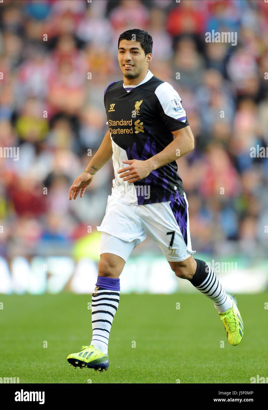 LUIS SUAREZ LIVERPOOL FC LIVERPOOL FC STADIUM OF LIGHT SUNDERLAND ...