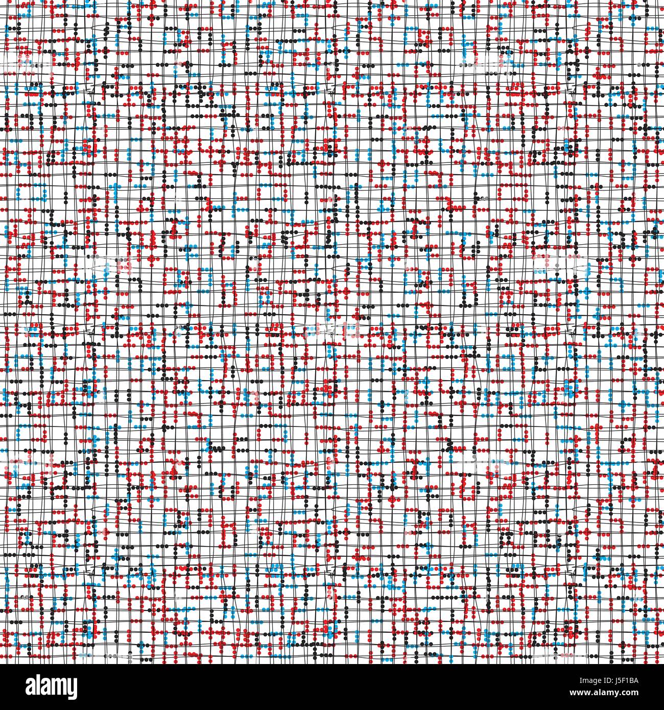 horizontal and vertical lines and colored dots Stock Vector Image & Art ...