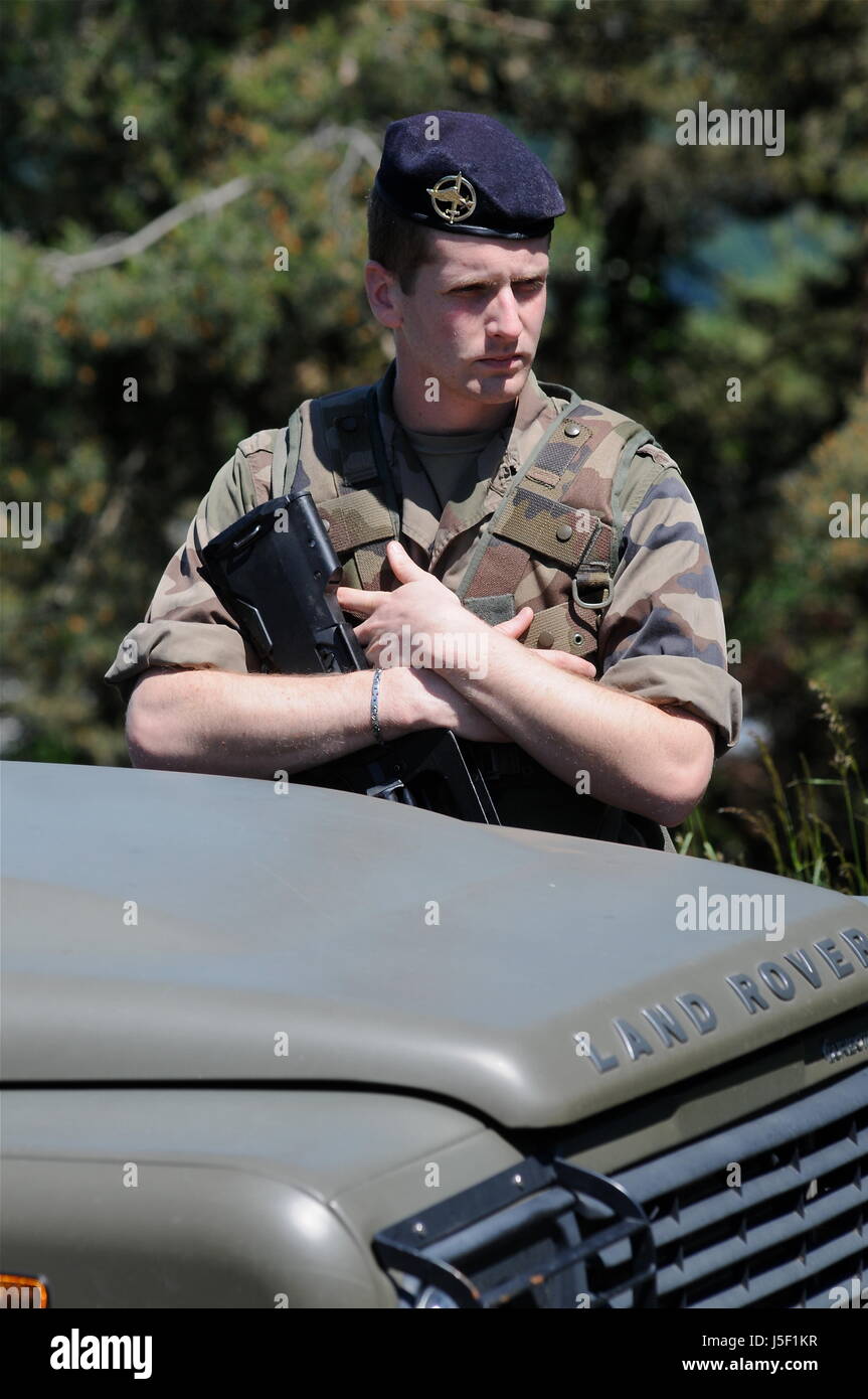 French Air Force commandos take part into antiterrorist drill at Mount ...
