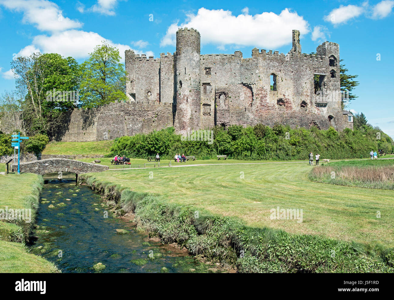 Laugharne Castle High Resolution Stock Photography and Images - Alamy