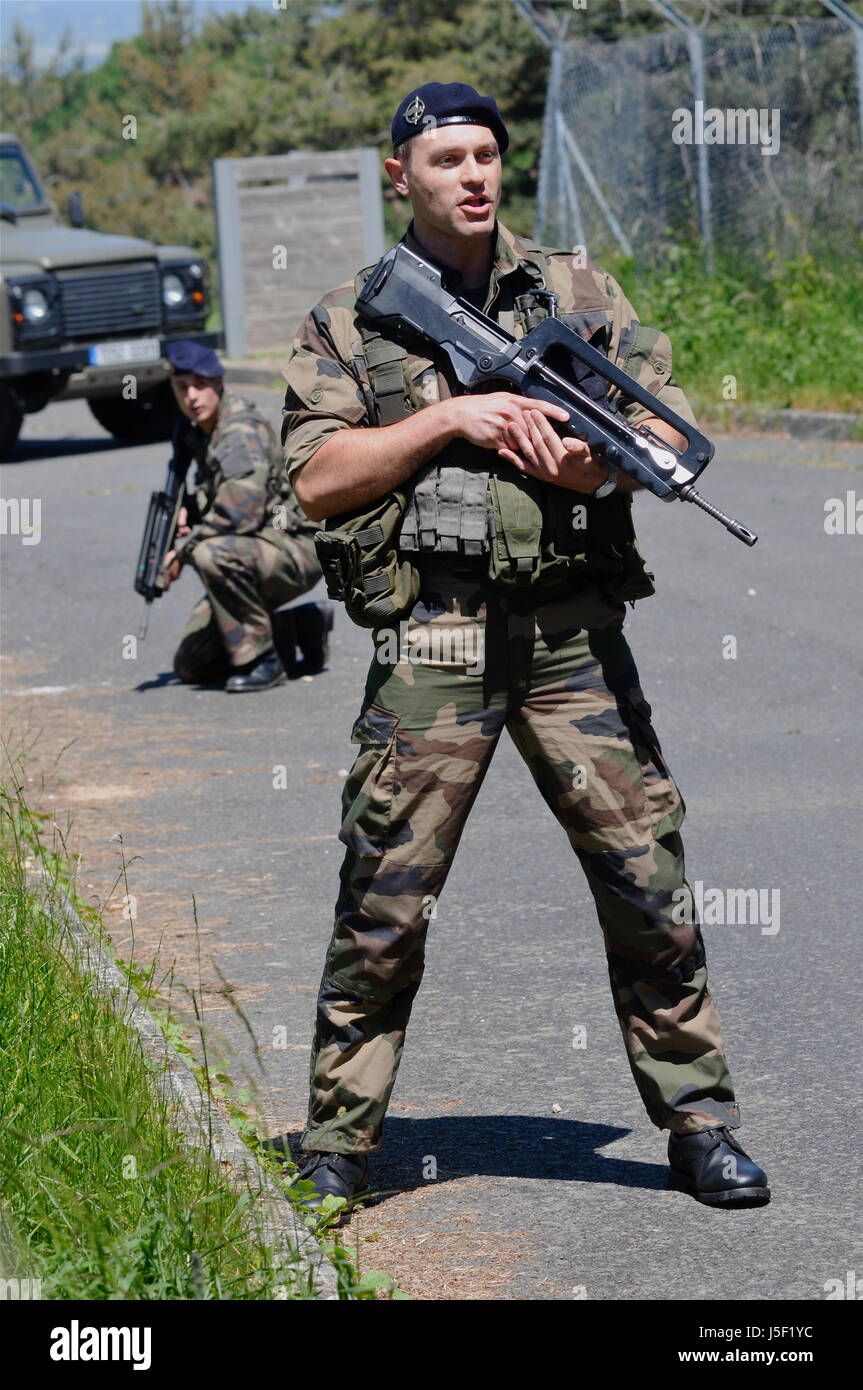 French Air Force commandos take part into antiterrorist drill at Mount ...