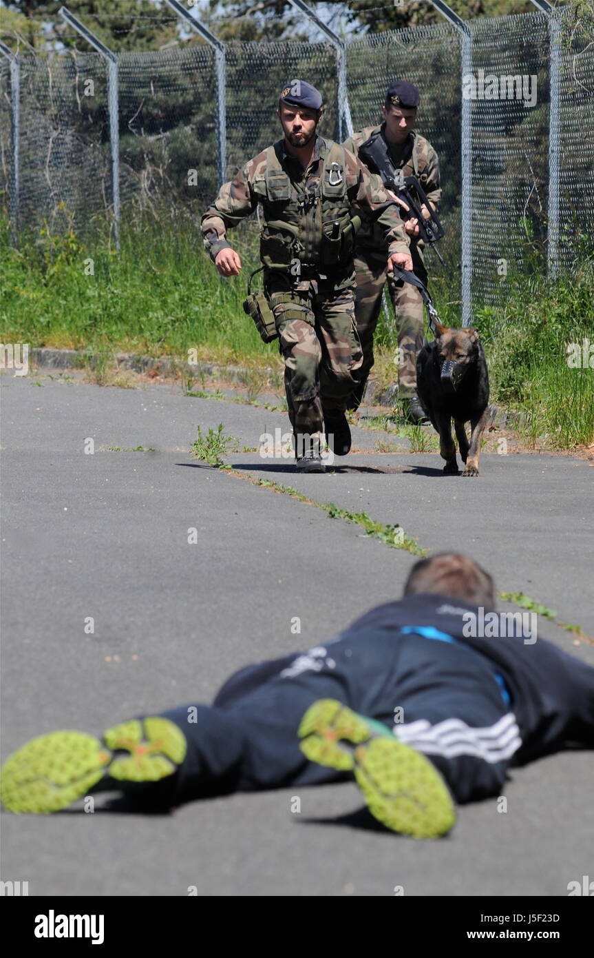 French Air Force commandos take part into antiterrorist drill at Mount ...