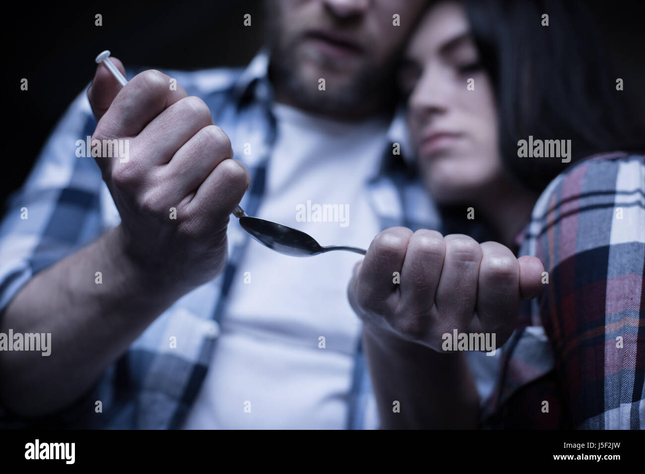 Junkie couple hi-res stock photography and images - Alamy