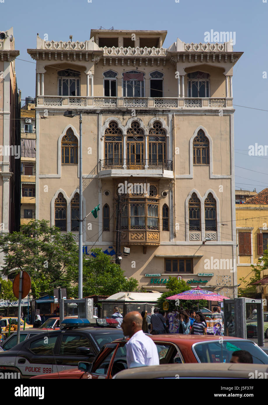 Traditional old building, North Governorate, Tripoli, Lebanon Stock ...