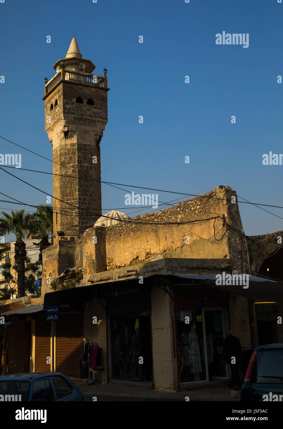 Al Tawba ottoman mosque, North Governorate, Tripoli, Lebanon Stock ...