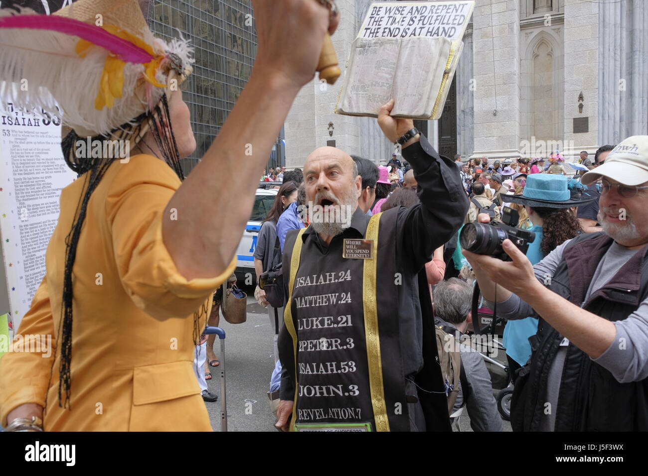 2017 Easter Parade in Manhattan Featuring: Atmosphere, Cardinal Dolan ...